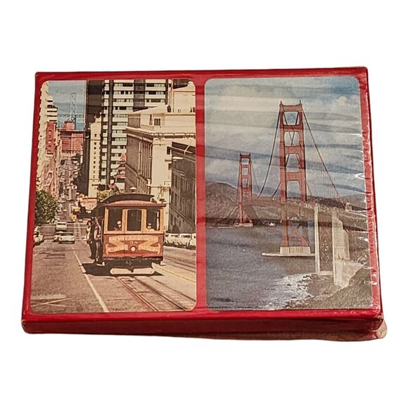 Unbranded | Toys | Vintage 95s San Francisco Playing Cards In Original ...